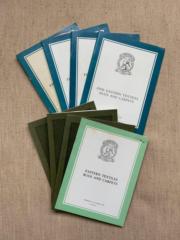 1982 London carpet auction catalogues - Clive Rogers