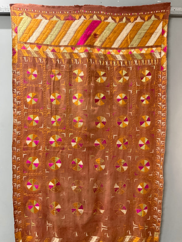 Punjab Fulkari / Phulkari vintage shawl (222 x 121cm) *AF - Clive Rogers