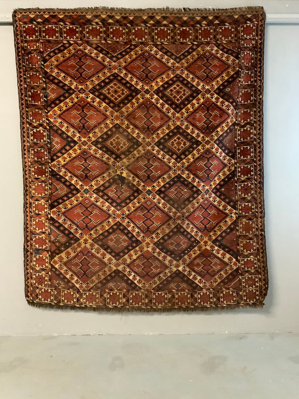 Beshir / Ersari antique ensi (215 x 177cm) - Clive Rogers