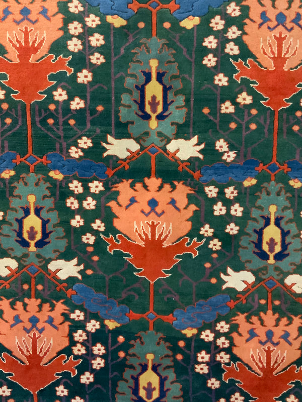 Turkish Arts & Crafts design carpet (330 x 231cm) - Clive Rogers