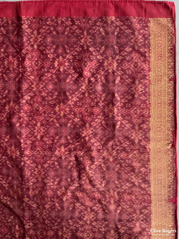 Sumatran antique Bangka Island ( Palembang ) silk songket (172 x 90cm) - Clive Rogers